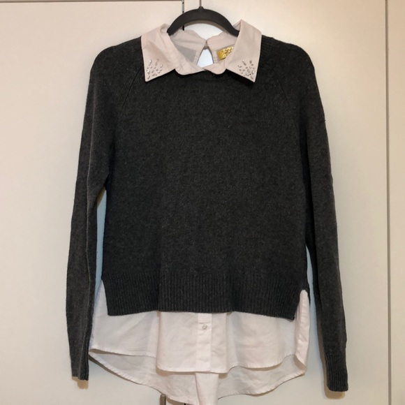 princess vera wang | Sweaters | Princess Vera Wang Collared Sweater ...